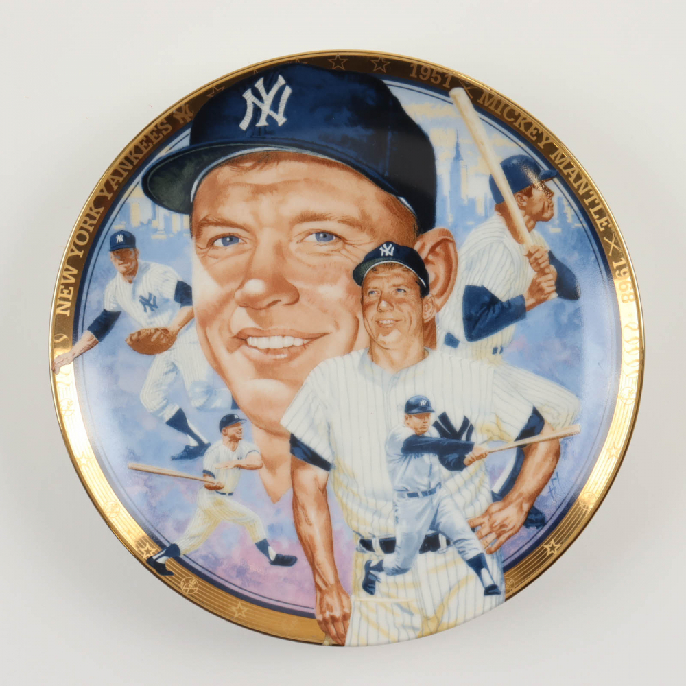 Mickey Mantle LE "The Legendary Mickey Mantle" 1992 The Hamilton ...