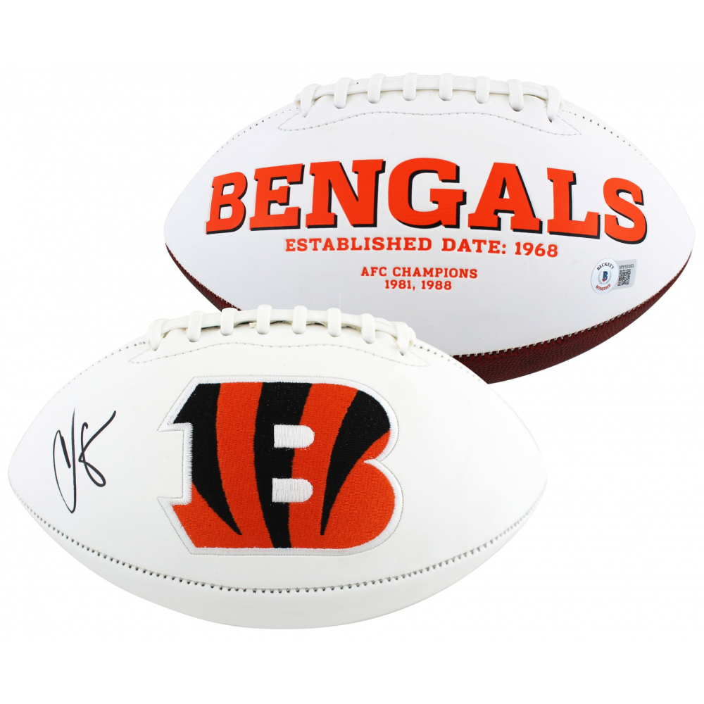 Chad 'Ochocinco' Johnson Signed Bengals Logo Football (Beckett ...
