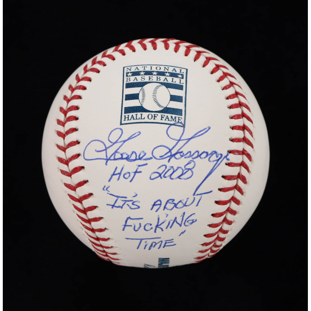 Goose Gossage Signed OML Hall of Fame Logo Baseball Inscribed "HOF 2008 ...