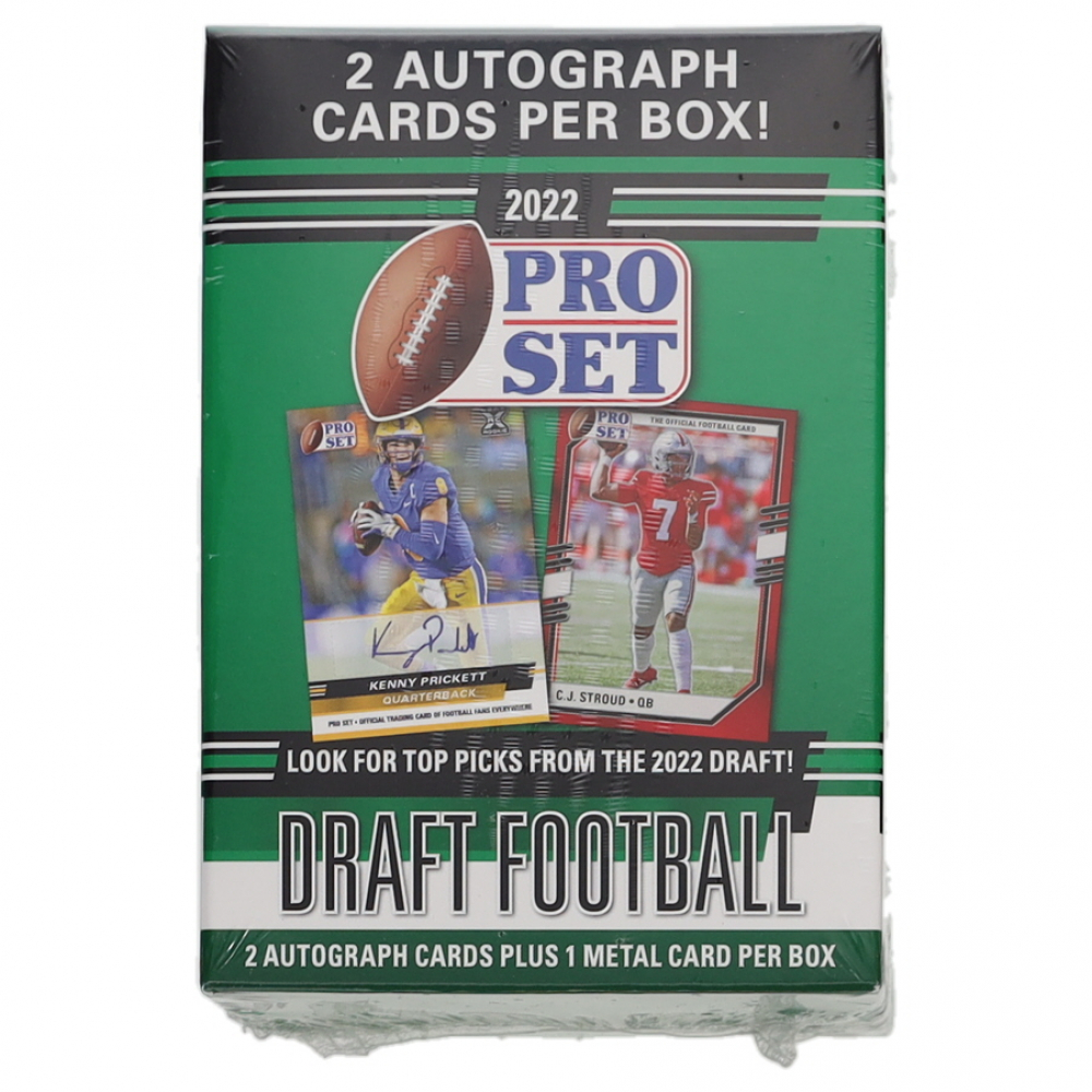 2022 Leaf Draft Football Pro Set Trading Card Blaster Box | Pristine ...