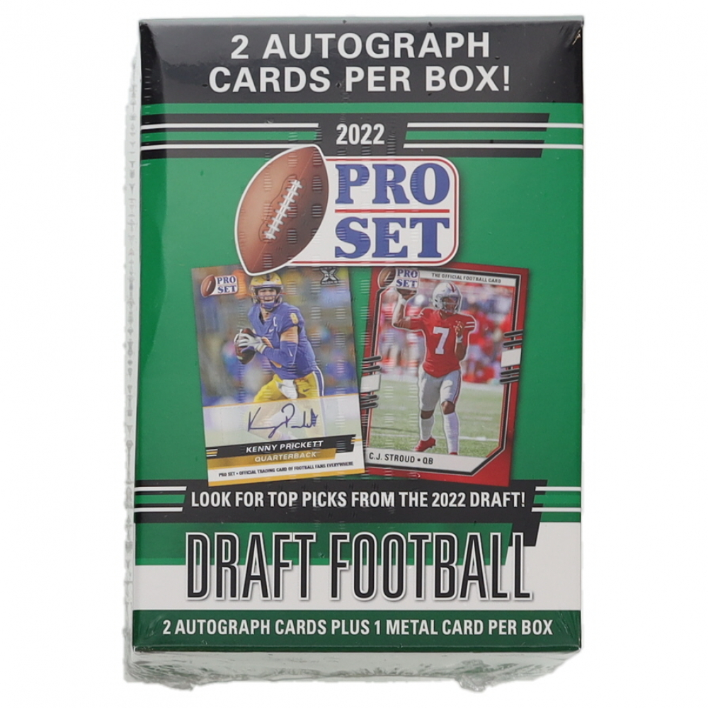 2022 Leaf Pro Set Draft Football Blaster Box with (10) Cards | Pristine ...