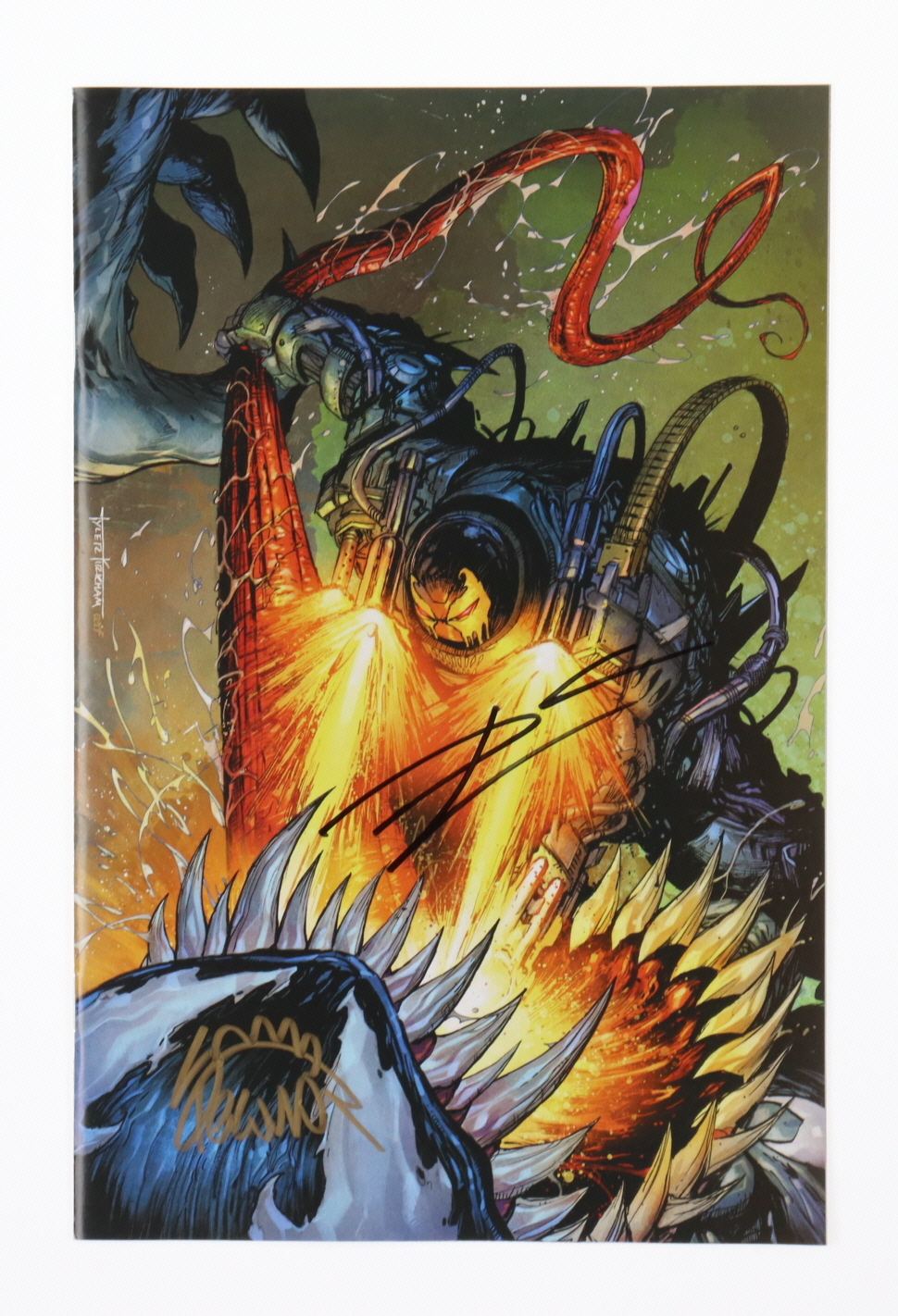 Donny Cates & Ryan Stegman Signed 2020 "Venom" Issue #27 Marvel Comic ...