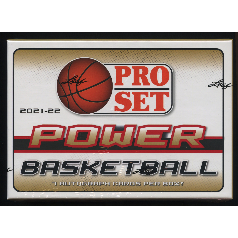 2021-22 Leaf Pro Set Power Basketball Hobby Box | Pristine Auction