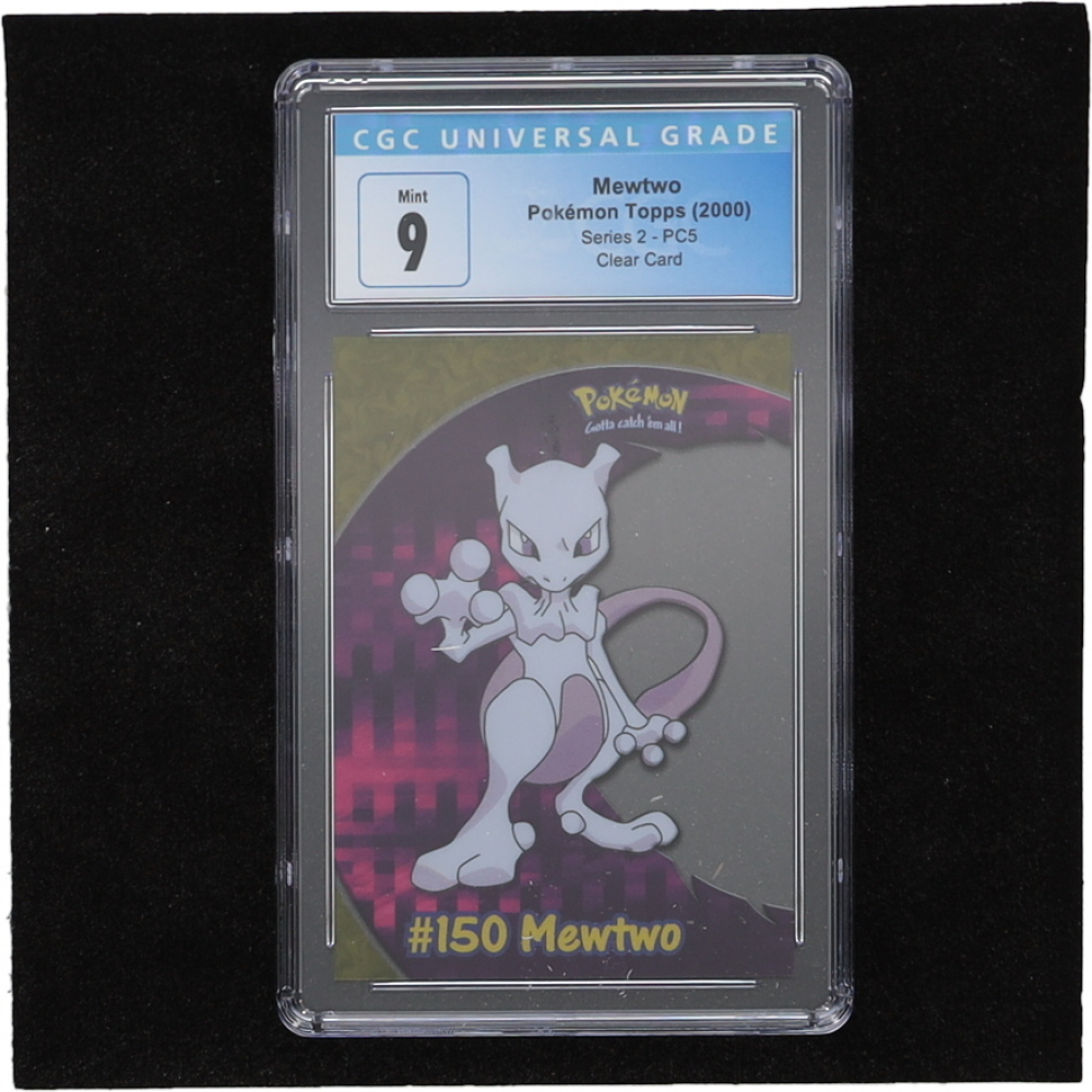 Mewtwo Pokemon TV Animation Series 2 Clear #PC5 #150 (CGC 9) | Pristine ...