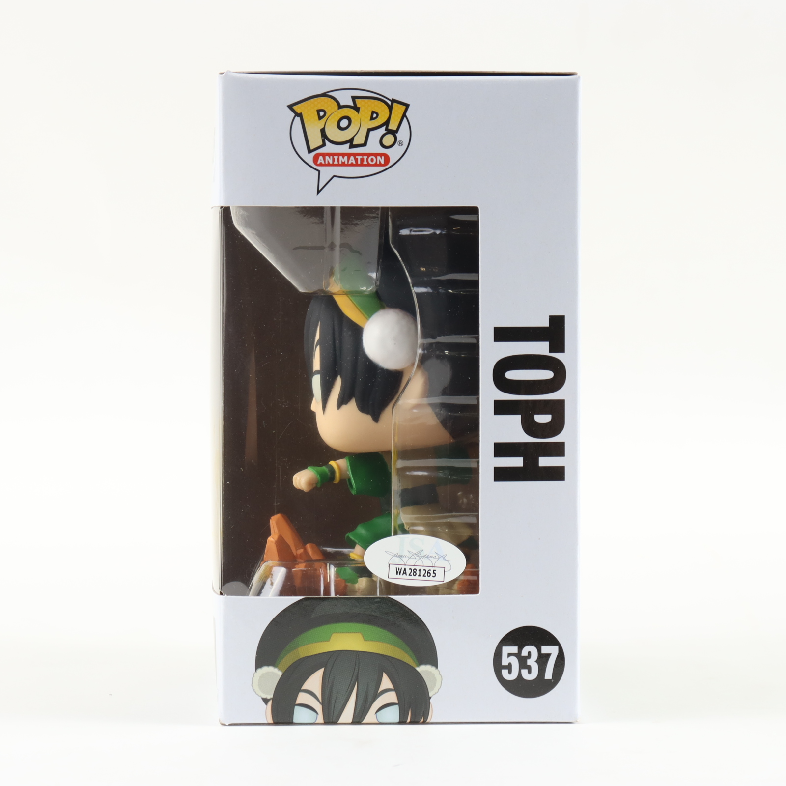 Jessie Flower Signed "Avatar The Last Airbender" #537 Toph Funko Pop ...