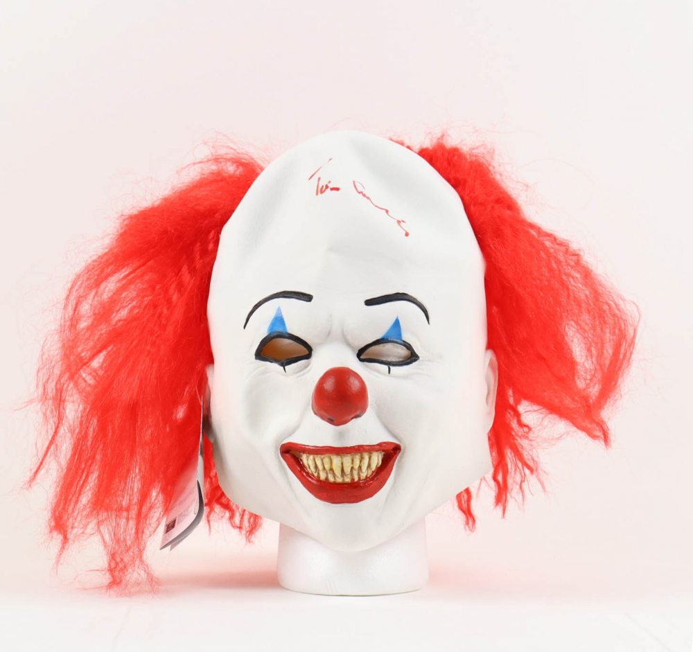 Tim Curry Signed "IT" Pennywise Mask (Beckett & Curry) | Pristine Auction
