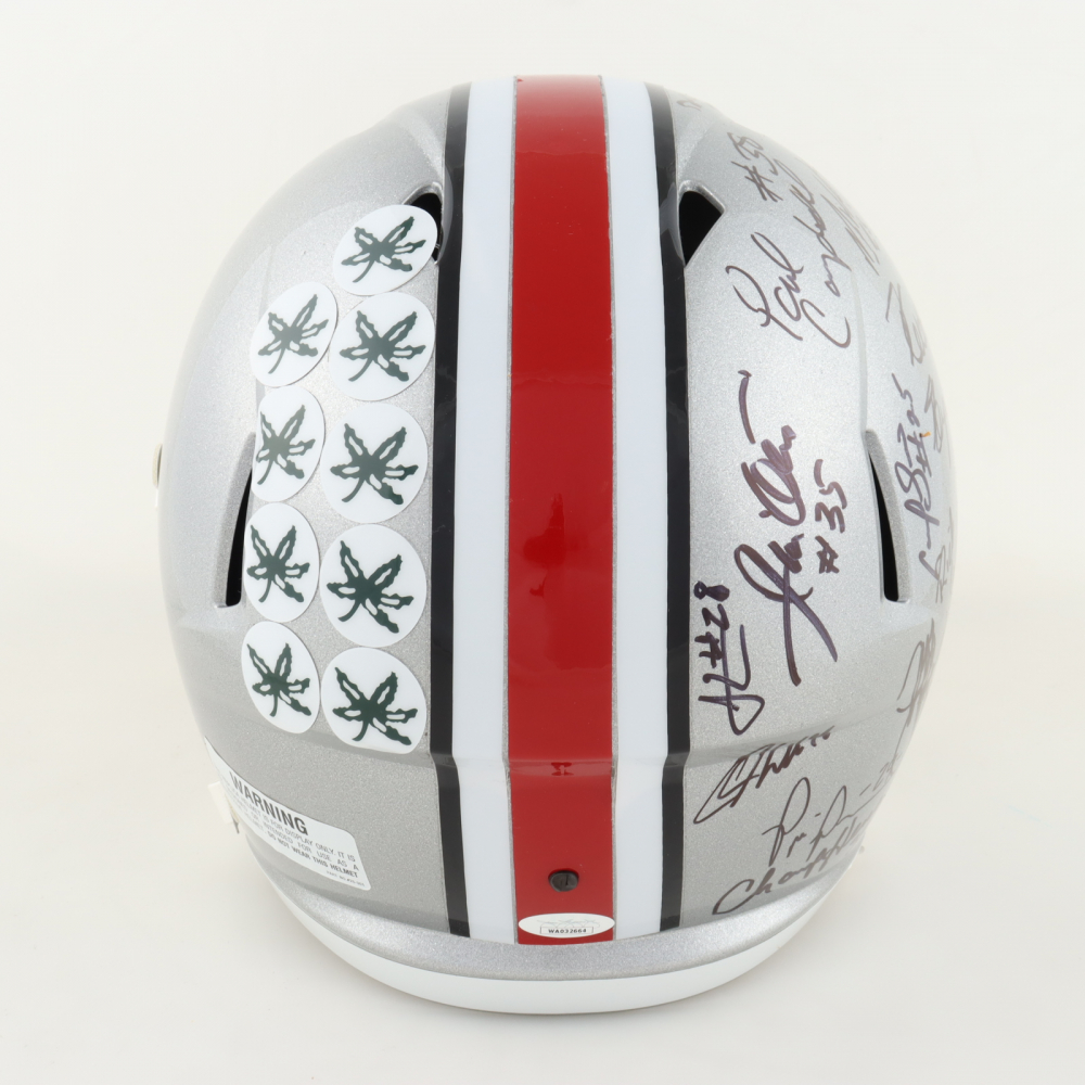 Ohio State Buckeyes Full-Size Speed Helmet Team-Signed by (23) with Tim ...