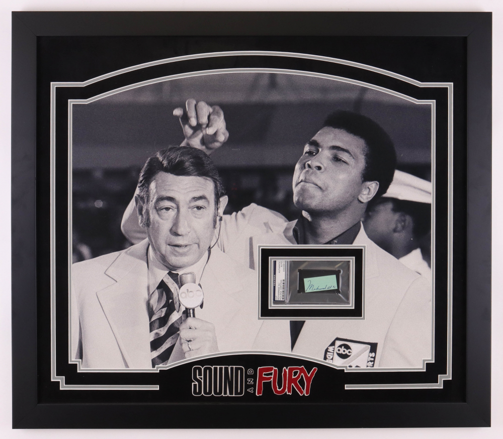 Muhammad Ali Signed Custom Framed Cut Display (PSA) | Pristine Auction