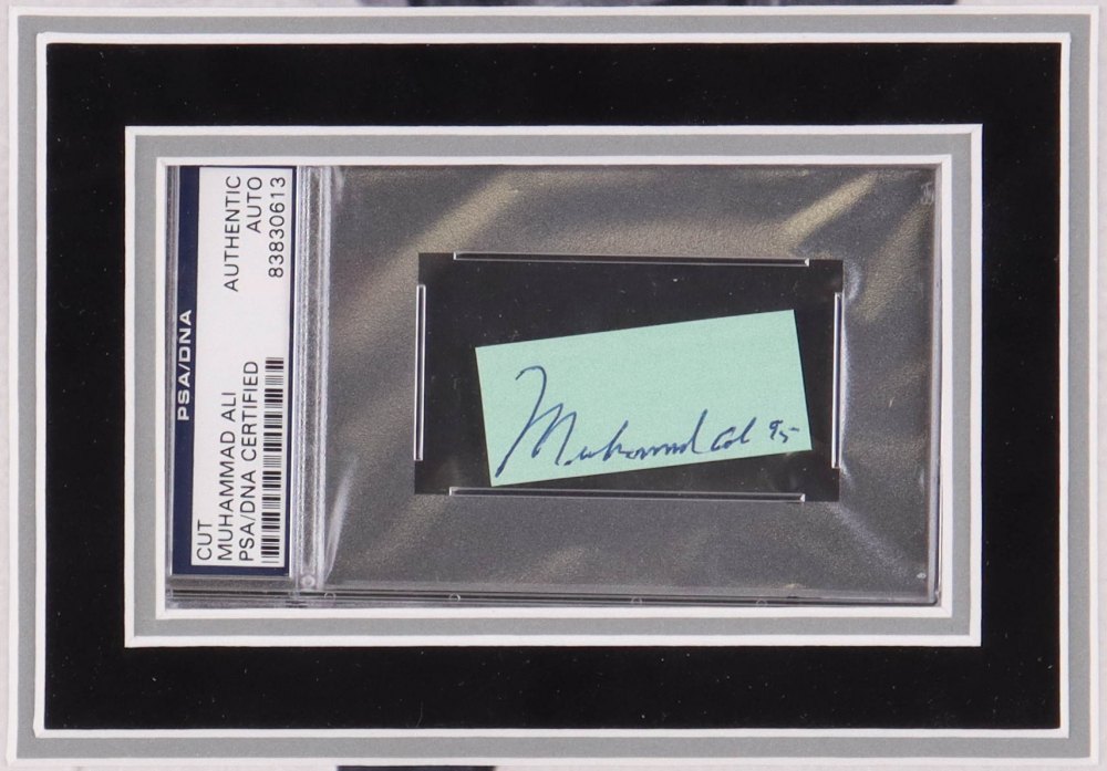 Muhammad Ali Signed Custom Framed Cut Display (PSA) | Pristine Auction