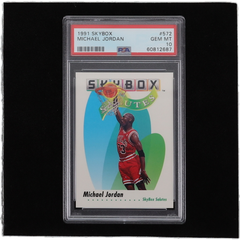 Michael Jordan 1991-92 SkyBox #572 SAL (PSA 10) | Pristine Auction