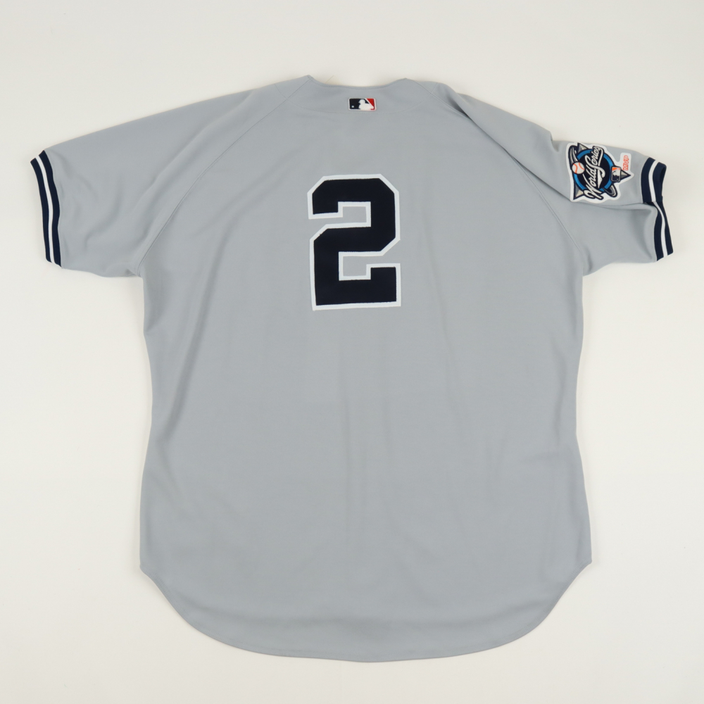 Derek Jeter Signed LE Yankees Jersey Inscribed "2000 All Star MVP" & "2000 WS MVP" (Steiner ...