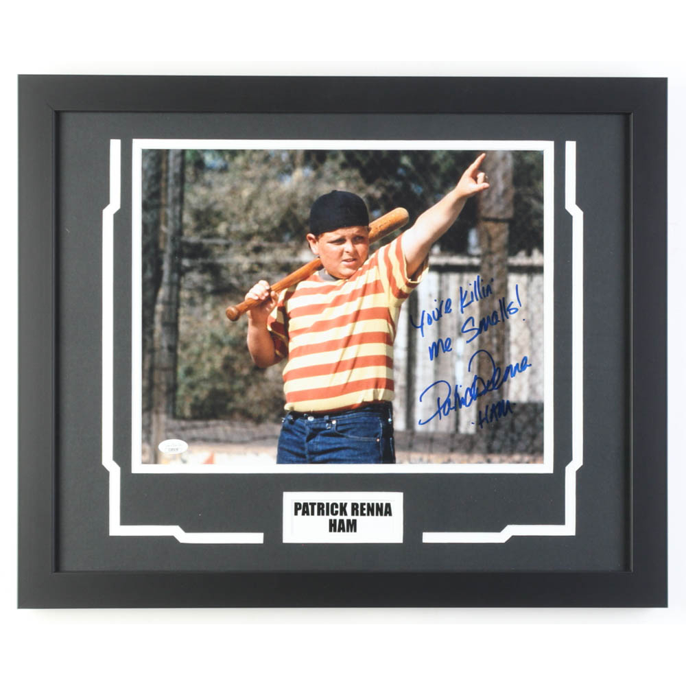 Patrick Renna Signed "The Sandlot" Custom Framed Photo Display ...