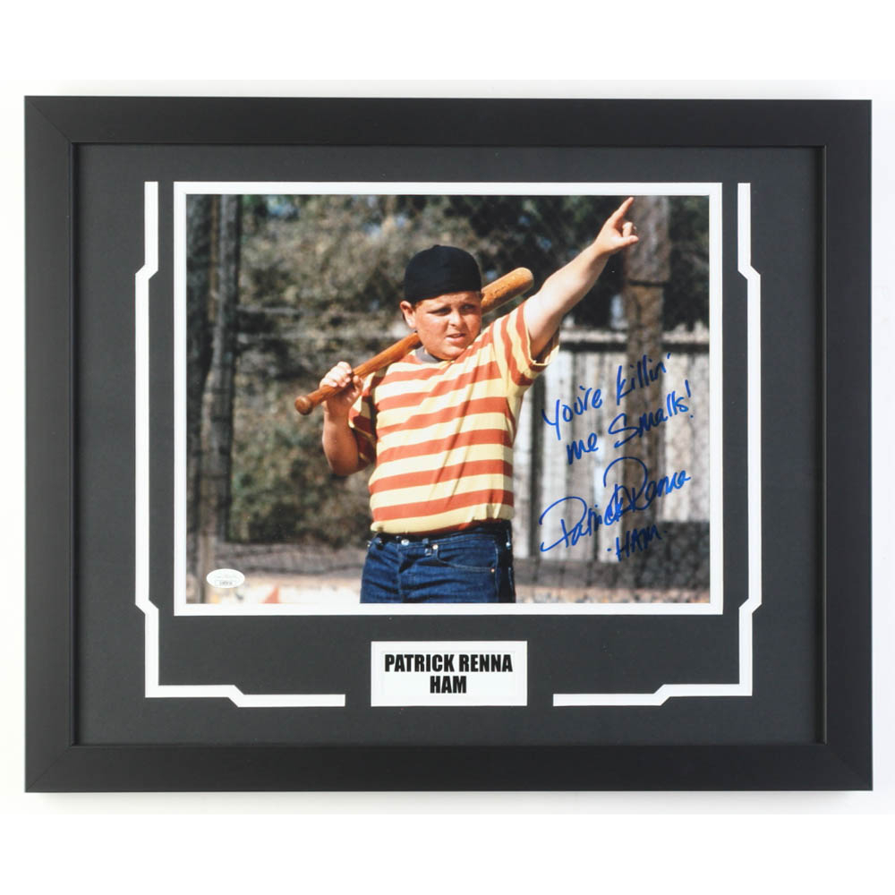 Patrick Renna Signed "The Sandlot" Custom Framed Photo Display ...