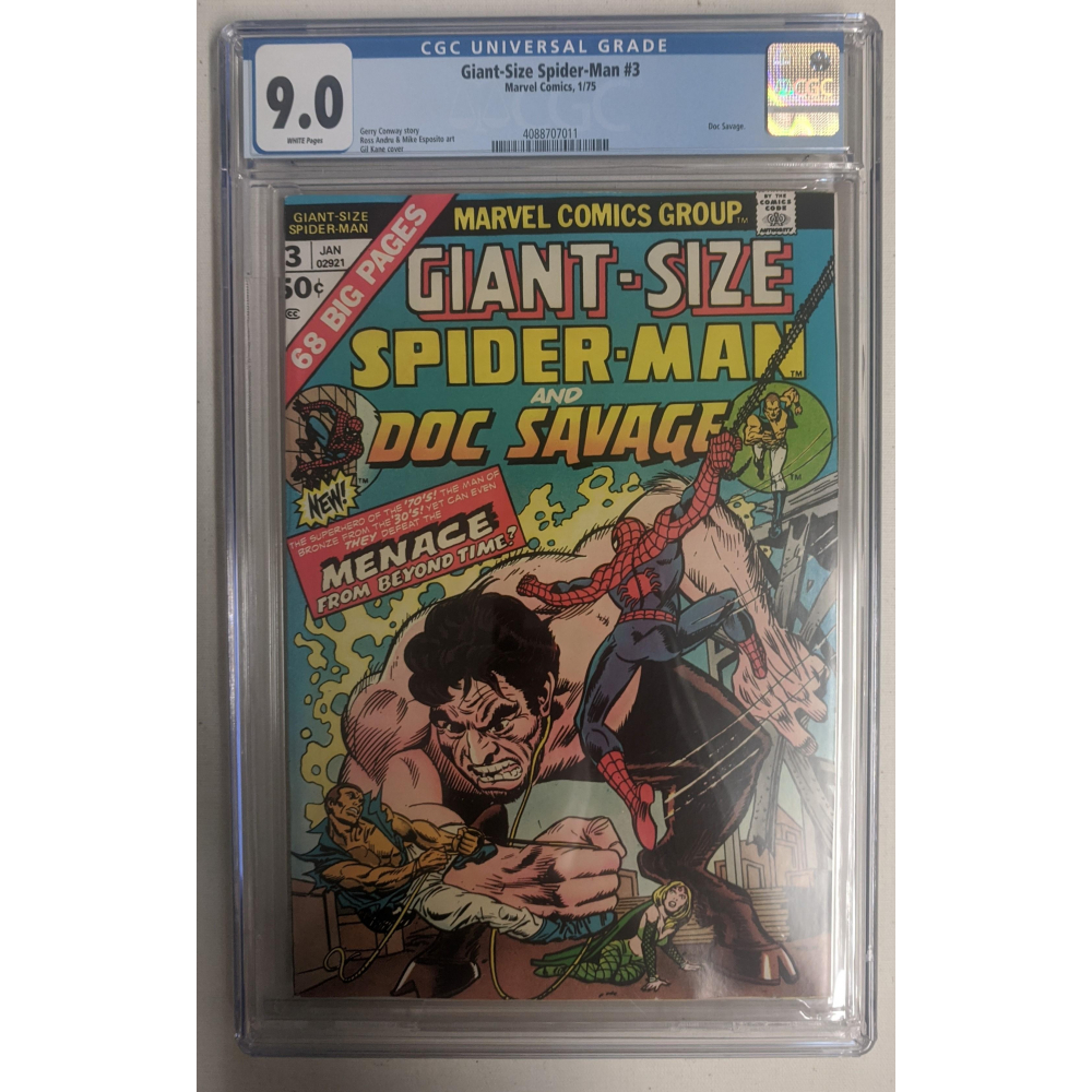 1975 "The Amazing Spider-Man" Issue #3 Marvel Comic Book (CGC 9.0 ...
