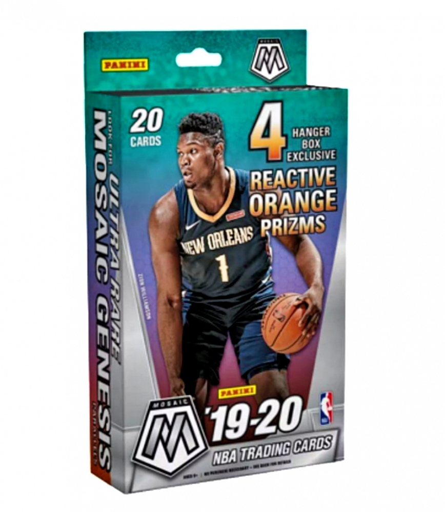 2019-20 Panini Mosaic Basketball Hanger Box with (20) Cards | Pristine ...