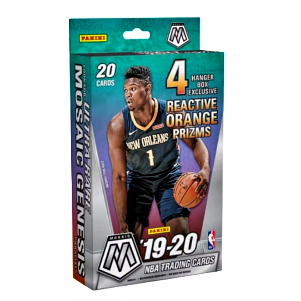 2019-20 Panini Mosaic Basketball Hanger Box with (20) Cards | Pristine ...