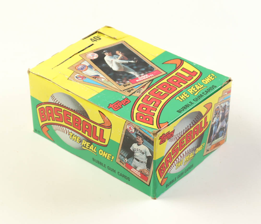 1987 Topps Baseball Wax Box With (36) Packs | Pristine Auction