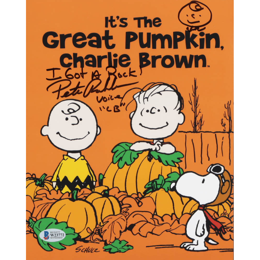 Peter Robbins Signed "It's the Great Pumpkin, Charlie Brown" 8x10 Photo ...