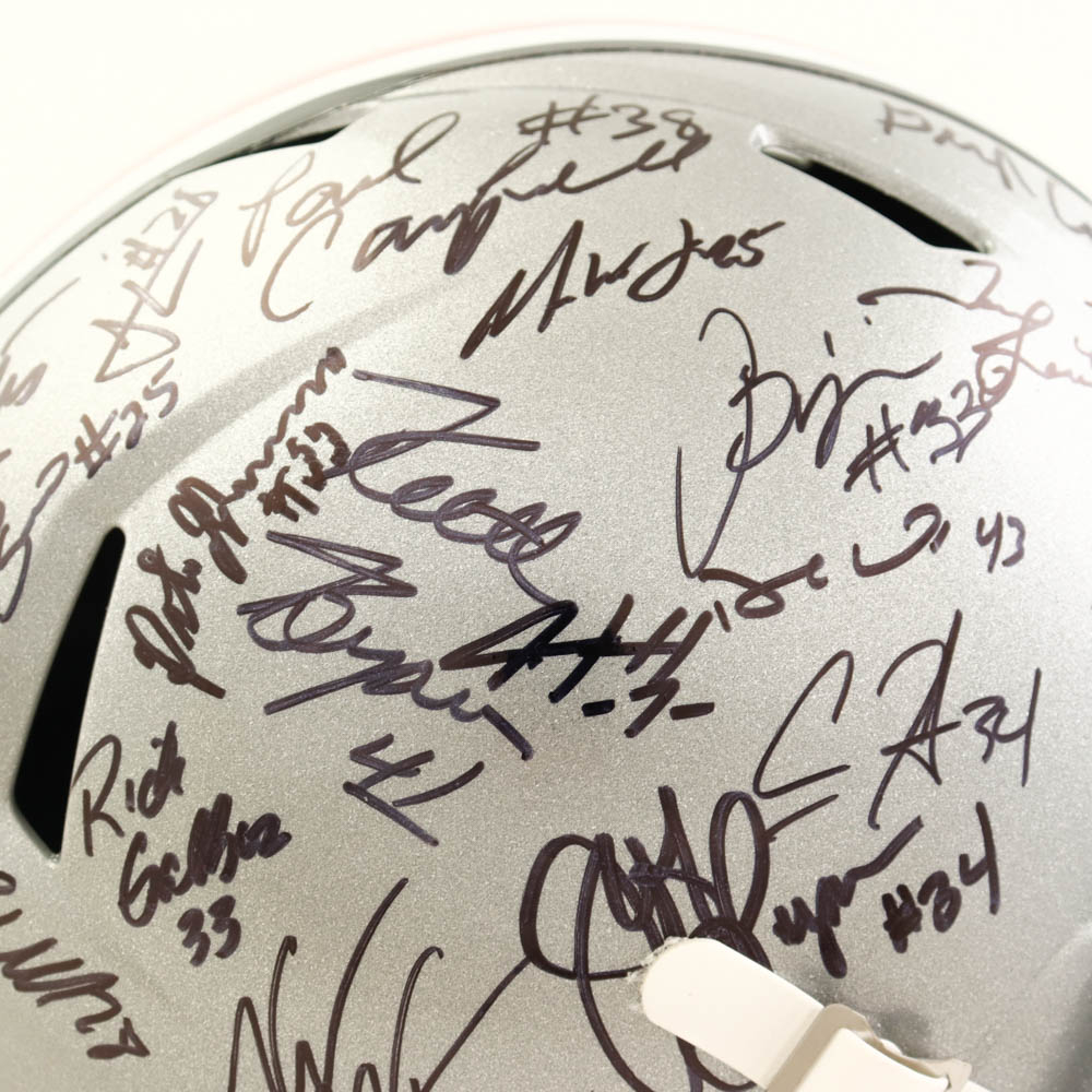 Ohio State Buckeyes Full-Size Speed Helmet Team-Signed by (23) with Tim ...