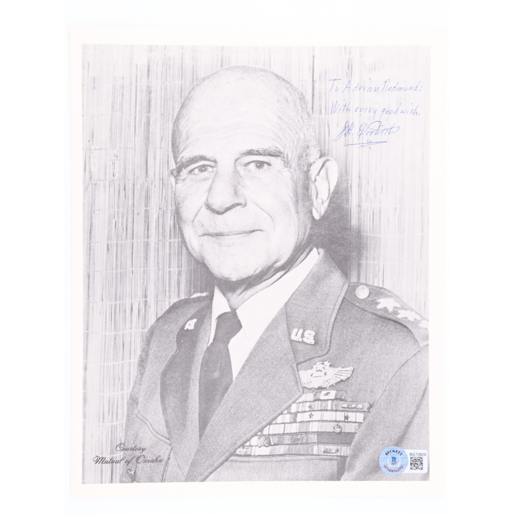 Jimmy Doolittle Signed 8x10 Photo Inscribed "With Every Good Wish ...