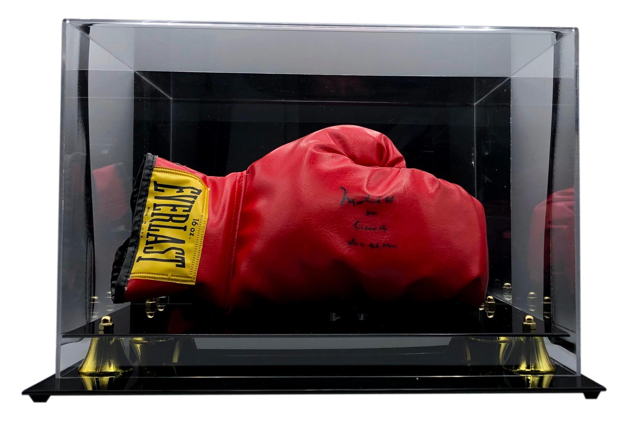 Muhammad Ali Signed Everlast Boxing Glove Inscribed "Cassius Clay" & "I ...