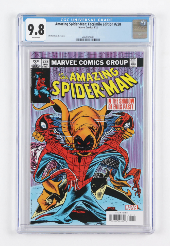 2022 "The Amazing Spider-Man" Issue #238 Marvel Comic Book (CGC 9.8 ...