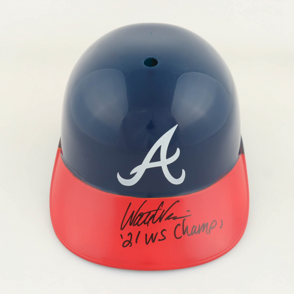 Walt Weiss Signed Braves Full-Size Batting Helmet Inscribed "21 WS ...
