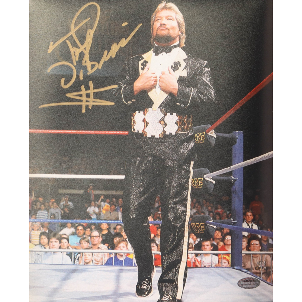Ted DiBiase Signed WWE 8x10 Photo (Schwartz Sports) | Pristine Auction