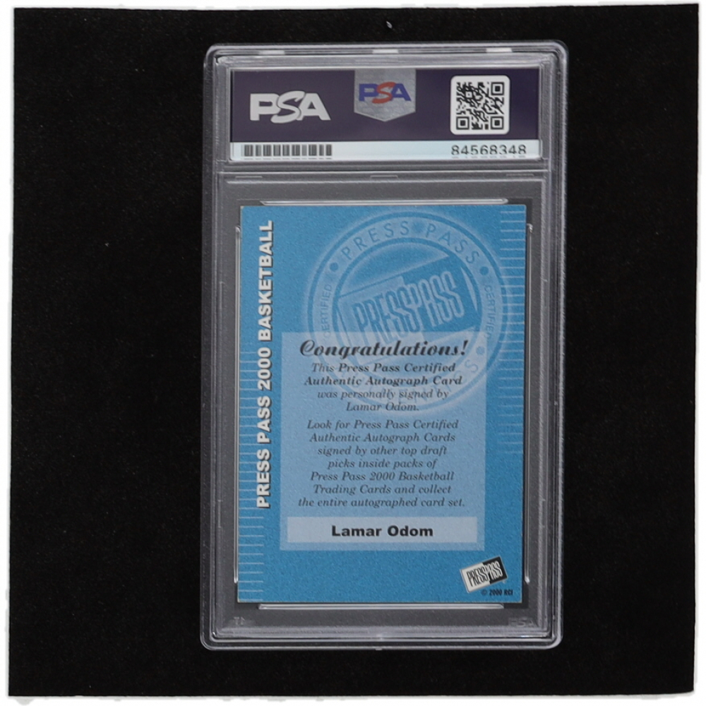 Lamar Odom 2000 Press Pass Autographs #22 (PSA) | Pristine Auction Lamar Odom 2000 Press Pass Autographs #22 (PSA) | Pristine Auction