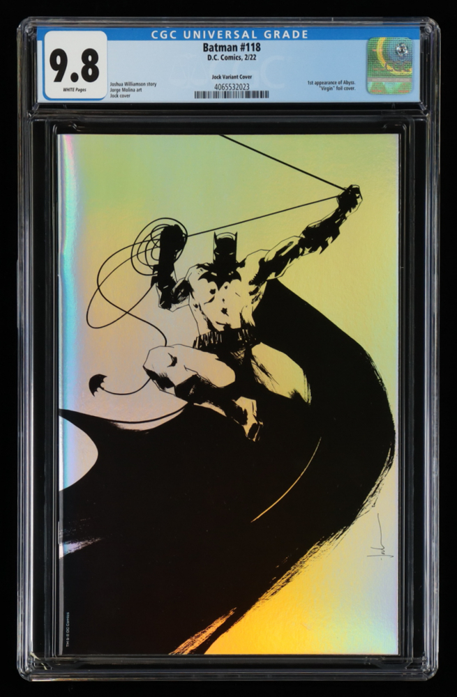 2022 "Batman" Issue #118 Jock Virgin 1:50 Dealer Incentive Variant Foil ...