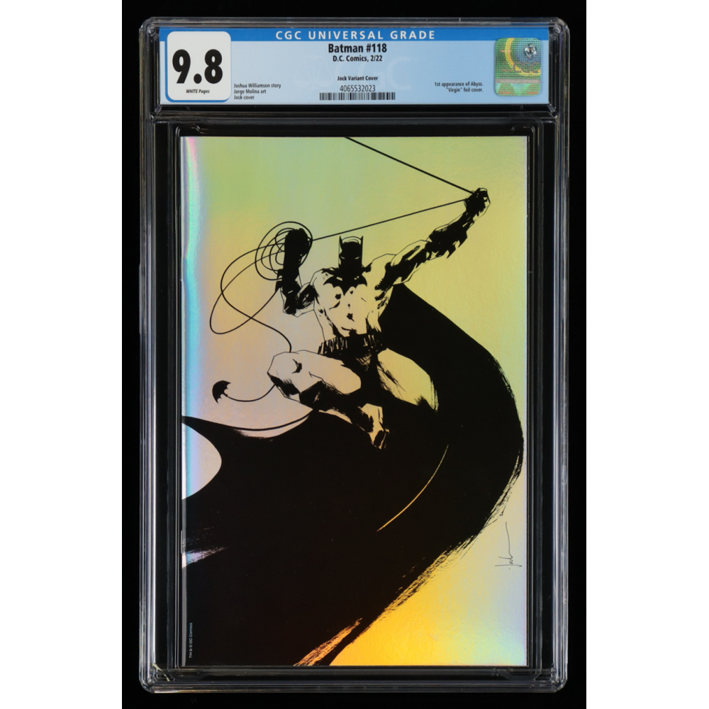 2022 "Batman" Issue #118 Jock Virgin 1:50 Dealer Incentive Variant Foil ...