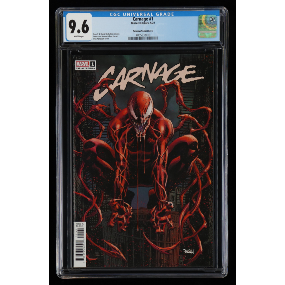 2022 "Carnage" Issue #1 Marvel Book (CGC 9.6) | Pristine Auction