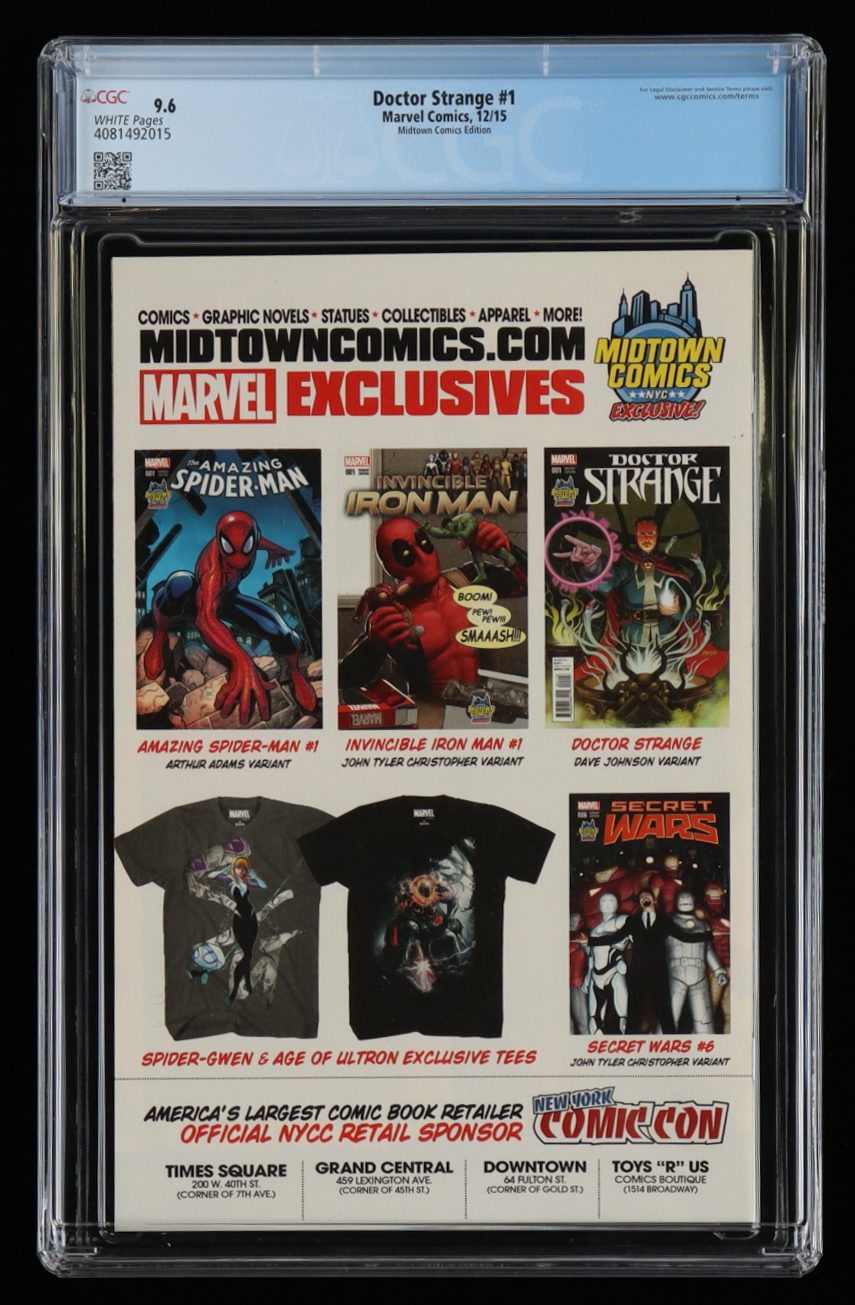 2015 "Doctor Strange" Issue #1 Marvel Book (CGC 9.6) | Pristine Auction