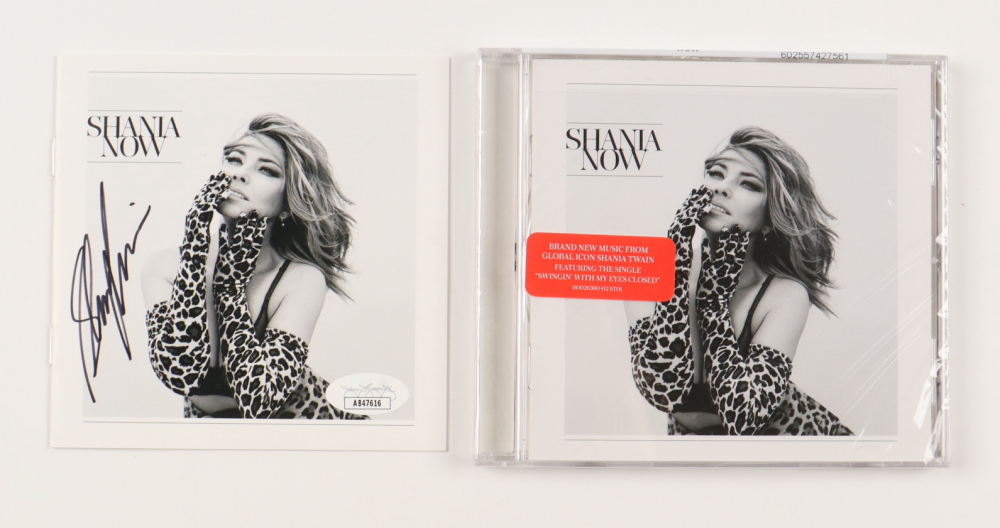 Shania Twain Signed "Shania Now" CD Album Cover (JSA) | Pristine Auction