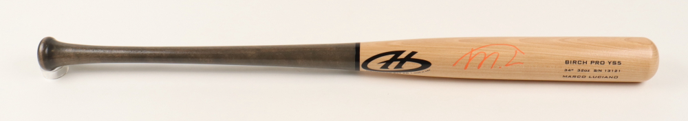 Marco Luciano Signed Homewood Bat Company Player Model Baseball Bat ...