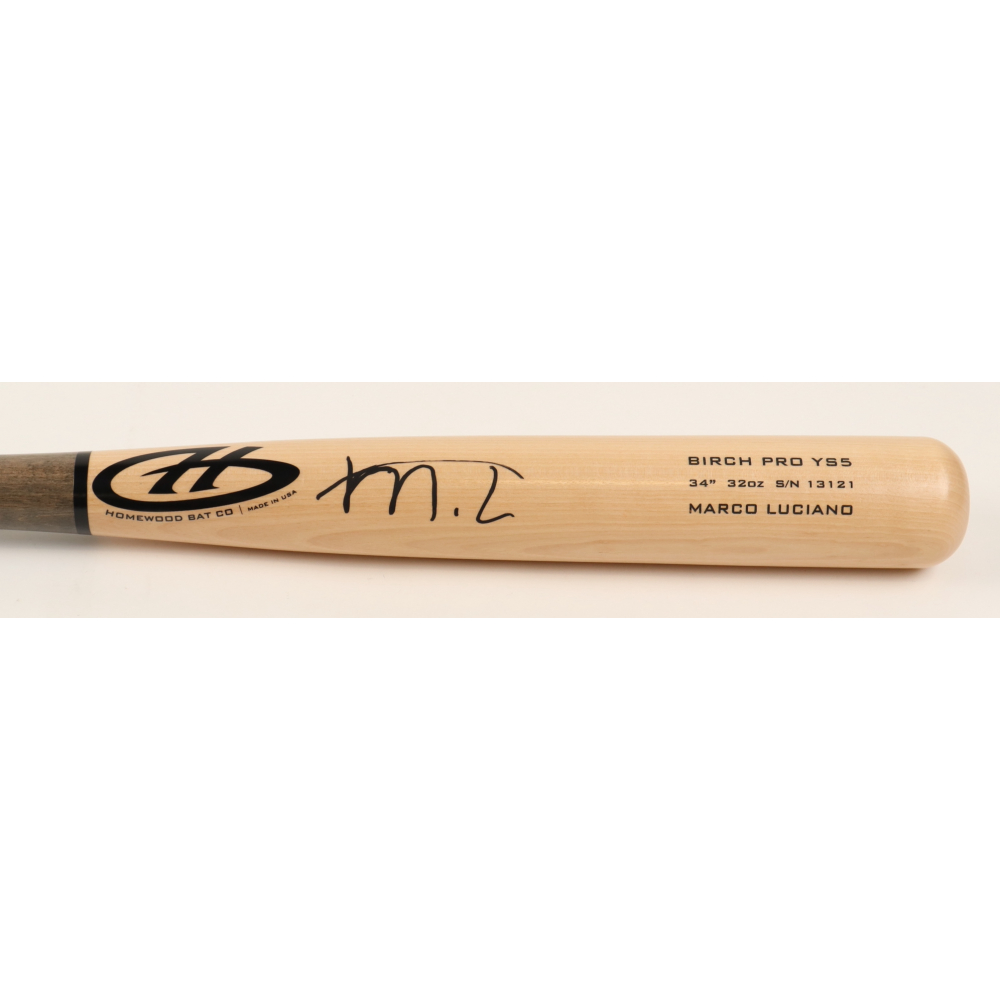 Marco Luciano Signed Homewood Bat Company Player Model Baseball Bat ...