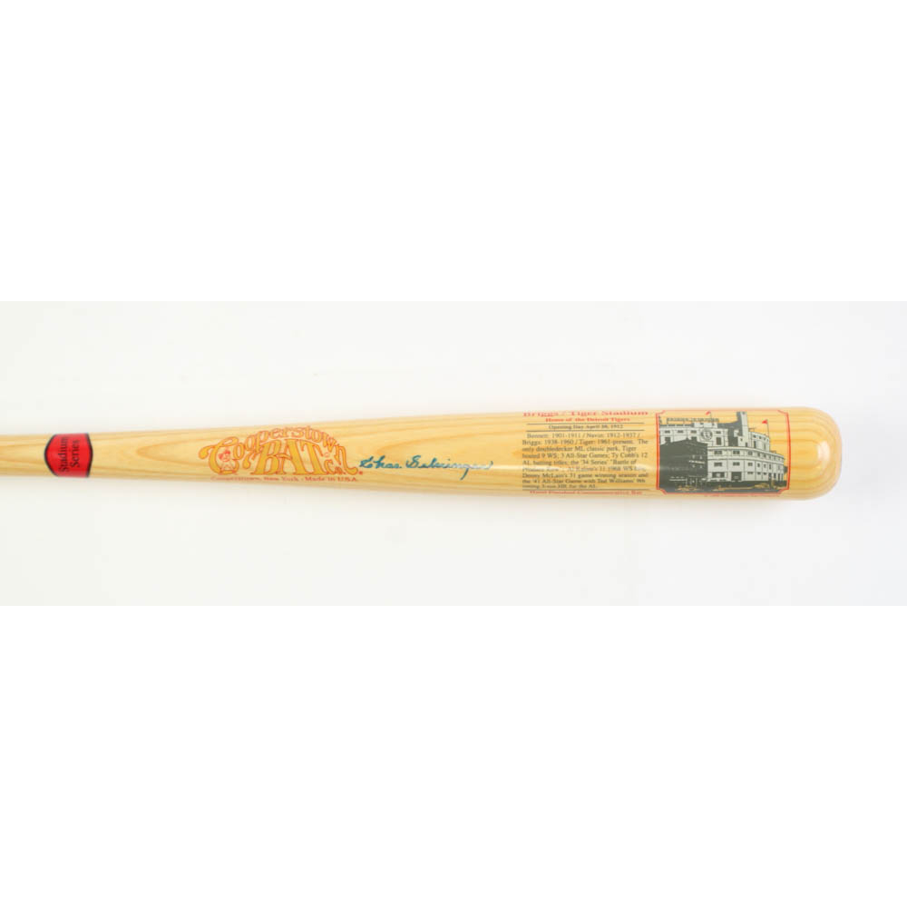 Charlie Gehringer Signed Briggs/Tiger Stadium Cooperstown Bat Co ...