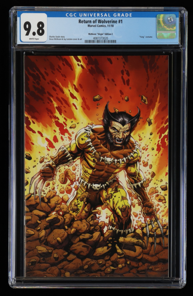 2018 "Return of Wolverine" Issue #1 Steve McNiven Virgin 1:200 Variant ...