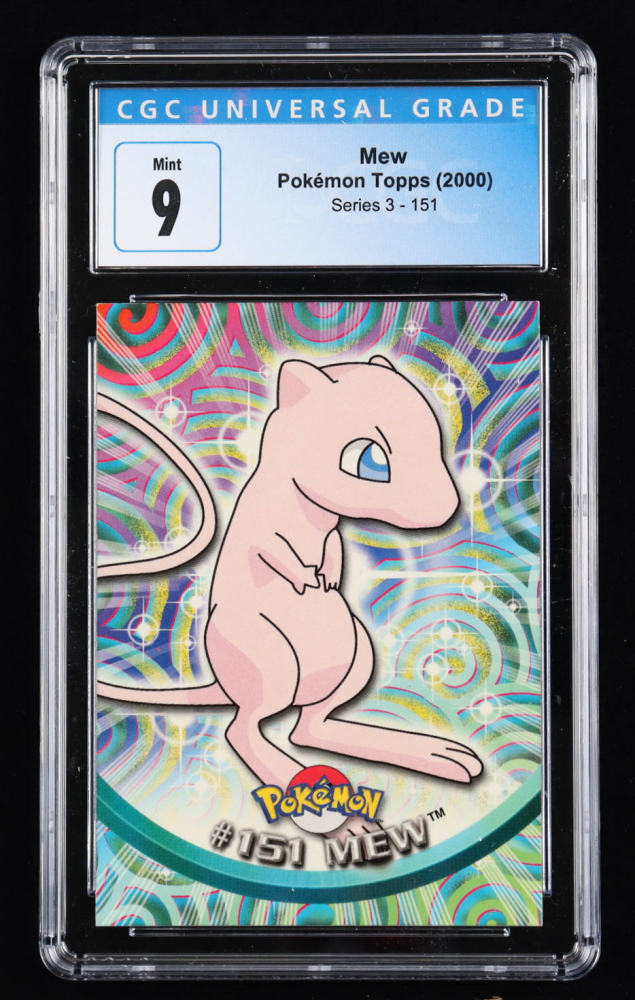 Mew 2000 Pokemon TV Animation Series 3 #151 (CGC 9) | Pristine Auction