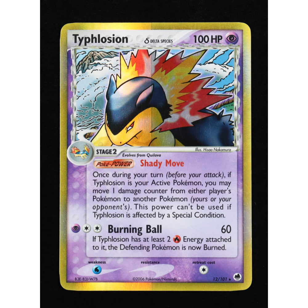 Typhlosion 2006 Pokemon EX Dragon Frontiers #12 Holo | Pristine Auction