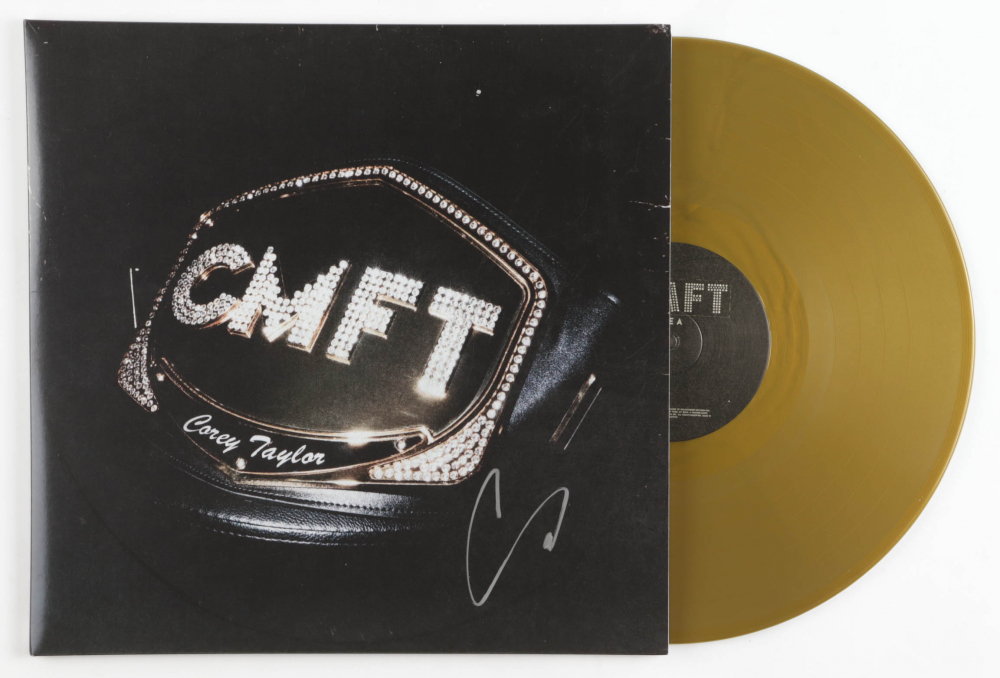 Corey Taylor Signed Slipknot "CMFT" Vinyl Record Album (Beckett ...