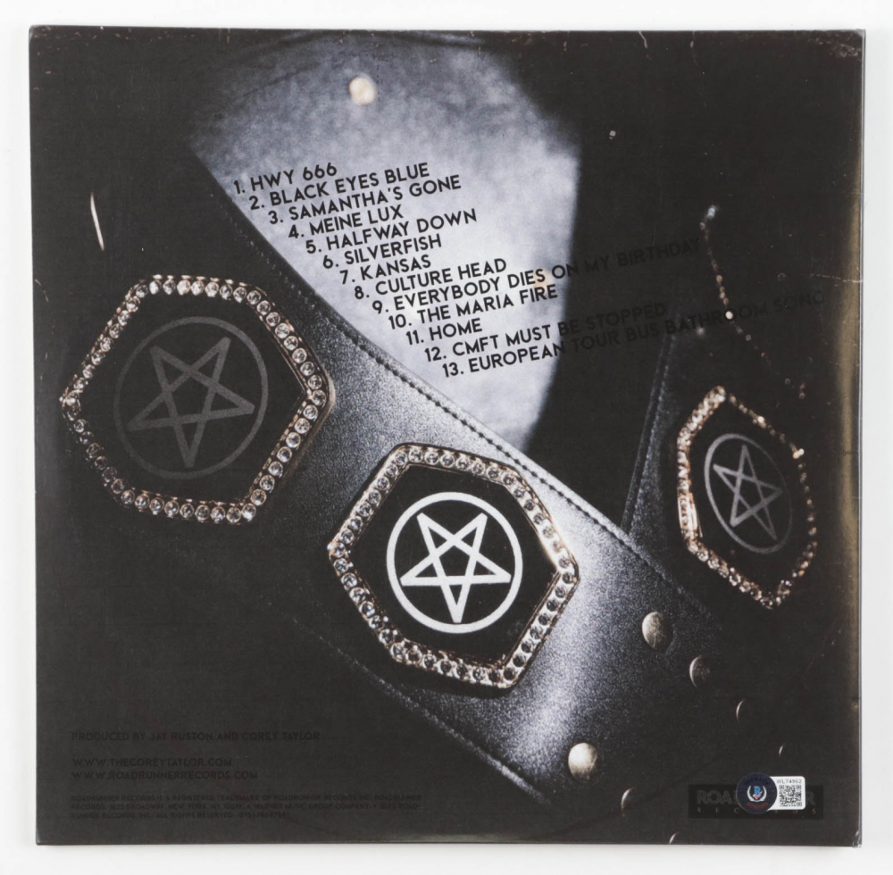 Corey Taylor Signed Slipknot "CMFT" Vinyl Record Album (Beckett ...