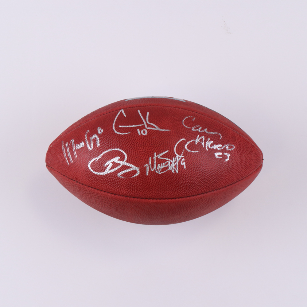 Wilson NFL "The Duke" Super Bowl LVI Football Signed by (5) with Cooper ...