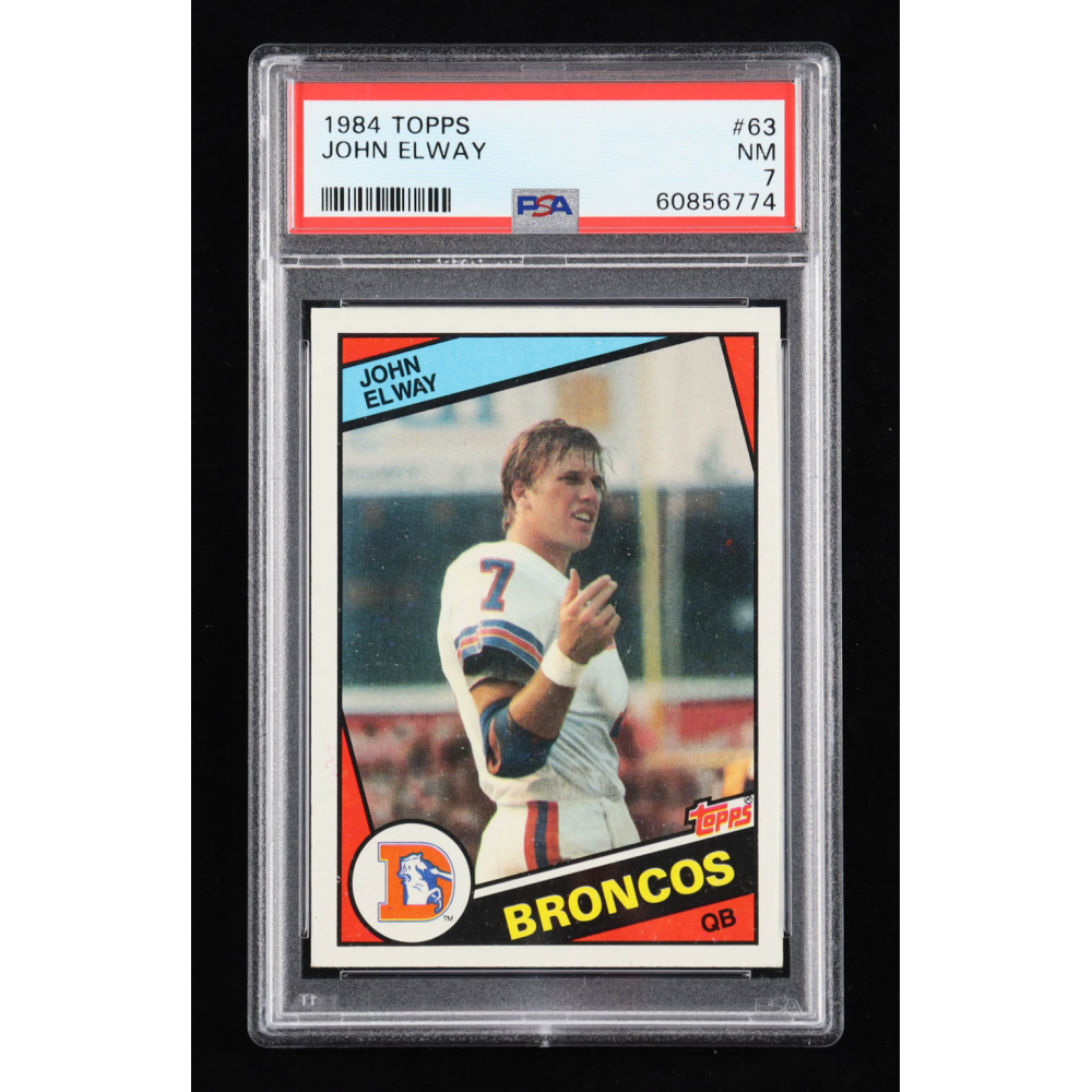John Elway 1984 Topps #63 RC (PSA 7) | Pristine Auction
