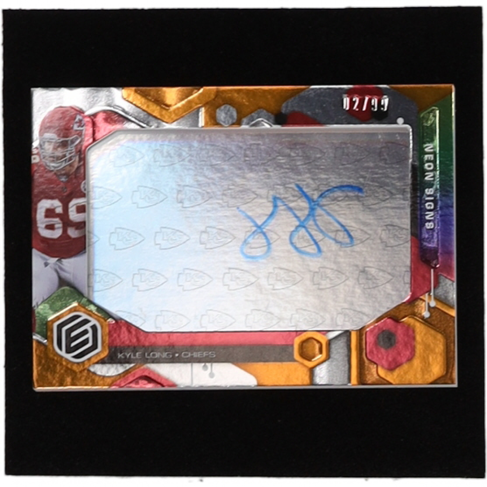Kyle Long 2021 Panini Elements Neon Signs Orange XL #14 #2/99 ...