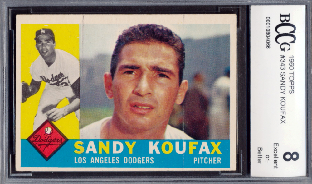 Sandy Koufax 1960 Topps #343 (BCCG 8) | Pristine Auction