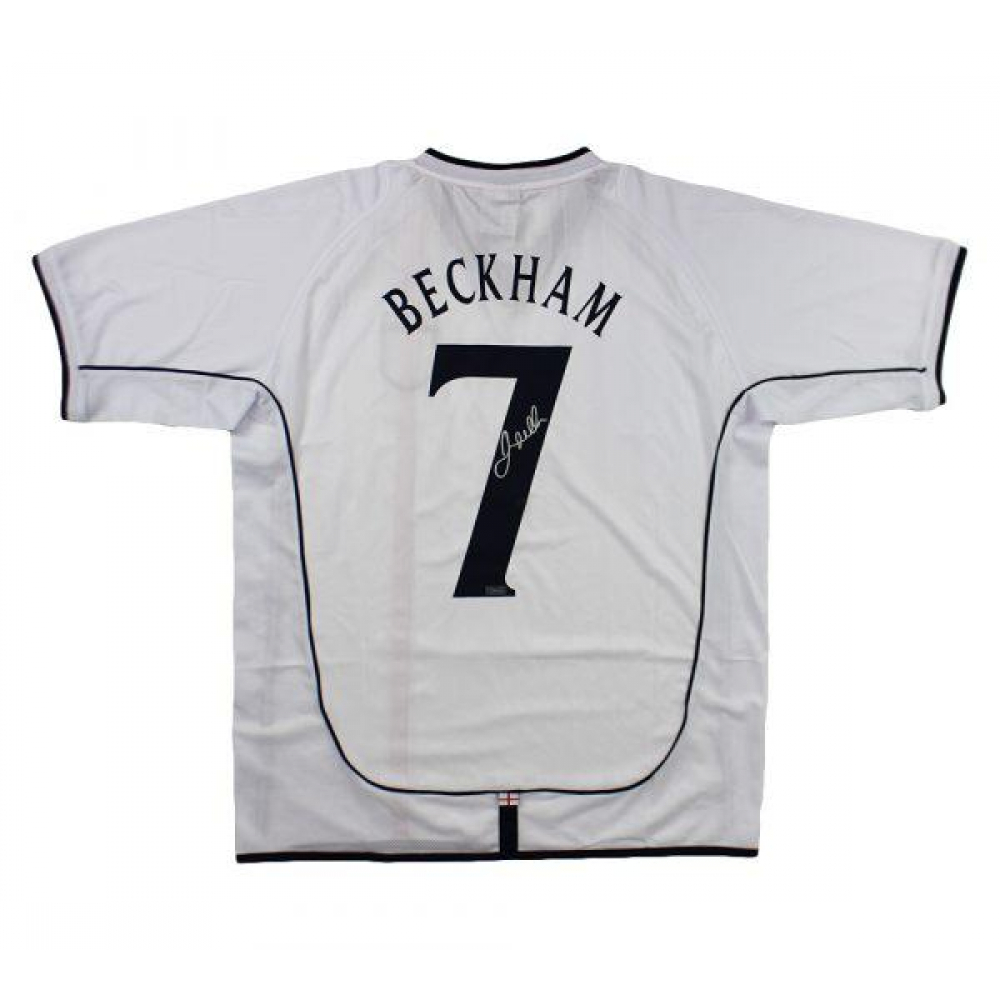 David Beckham Signed England National Jersey (Panini) | Pristine Auction