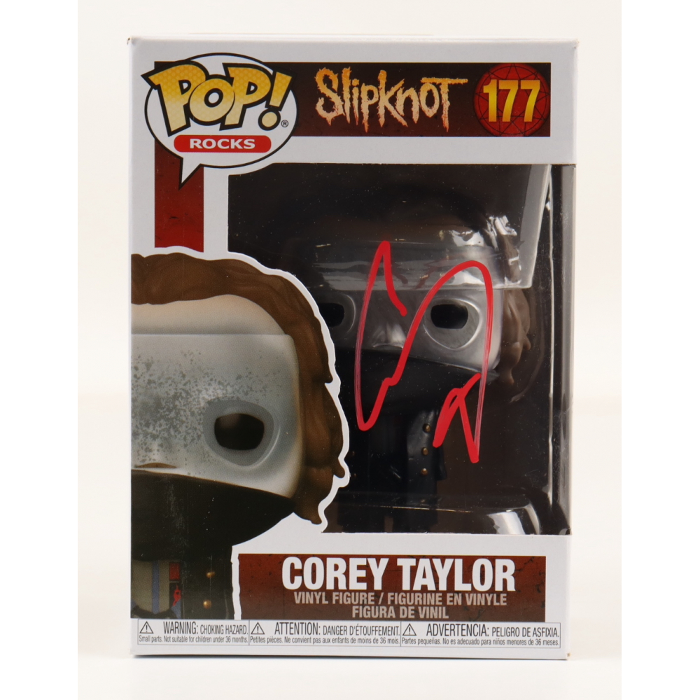 Corey Taylor Signed "Slipknot" #177 Corey Taylor Funko Pop! Vinyl ...