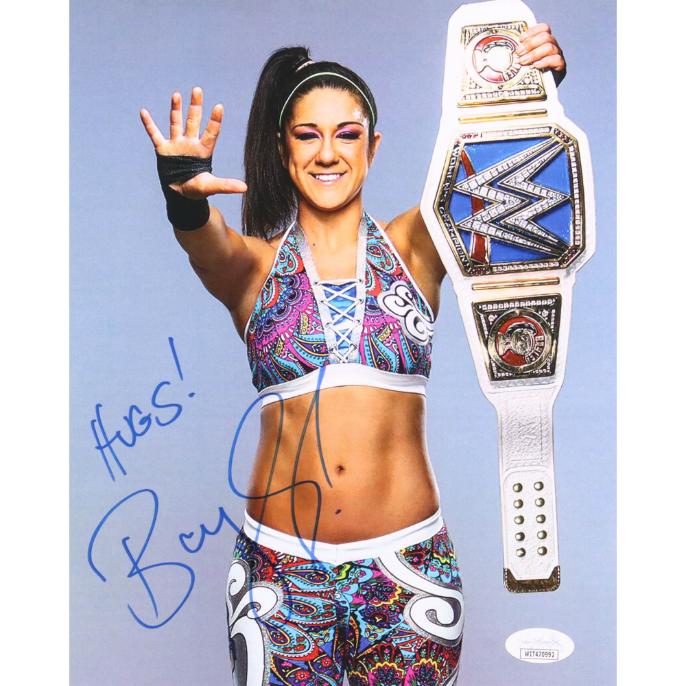 Bayley Signed WWE 8x10 Photo Inscribed "Hugs!" (JSA) | Pristine Auction