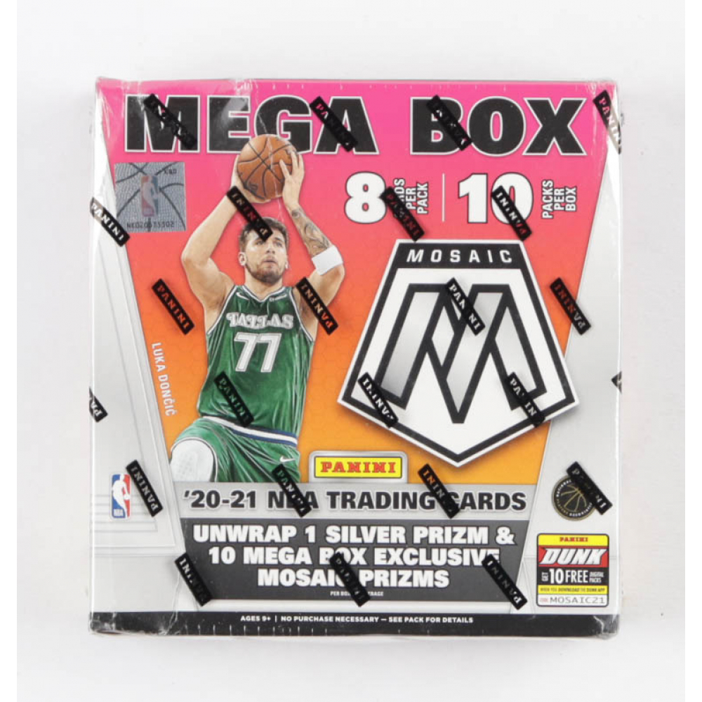 2020-21 Panini Mosaic Basketball Mega Box with (10) Packs | Pristine ...